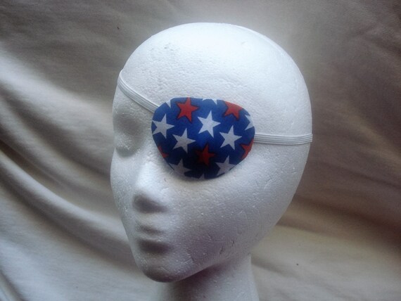 Adult unisex eye patches Old Glory handmade from 100% by JuLLuJ