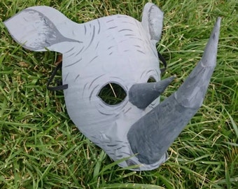 Rhino mask | Etsy
