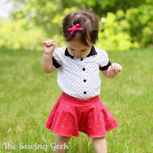 Twirly Skorts Sewing Pattern Girl's Skort Pattern PDF.