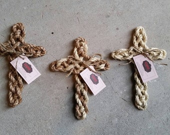 Twisted Rope Cross by LassoLettering on Etsy
