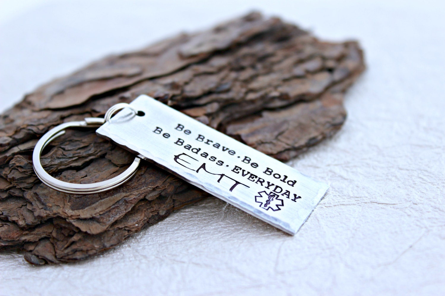 EMT Keychain Paramedic Keychain EMT Gift by SweetAspenJewels