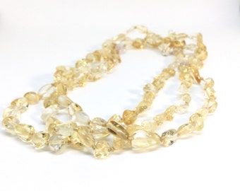 Unique citrine necklace related items | Etsy