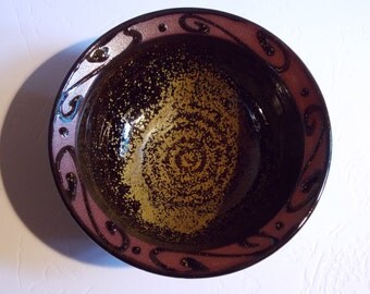 Items similar to Vintage Ann Mallory California Pottery Bowl on Etsy