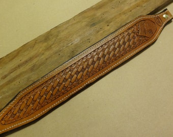 Items similar to Custom Rifle Sling Handmade Hand Tooled Hand Carved on ...