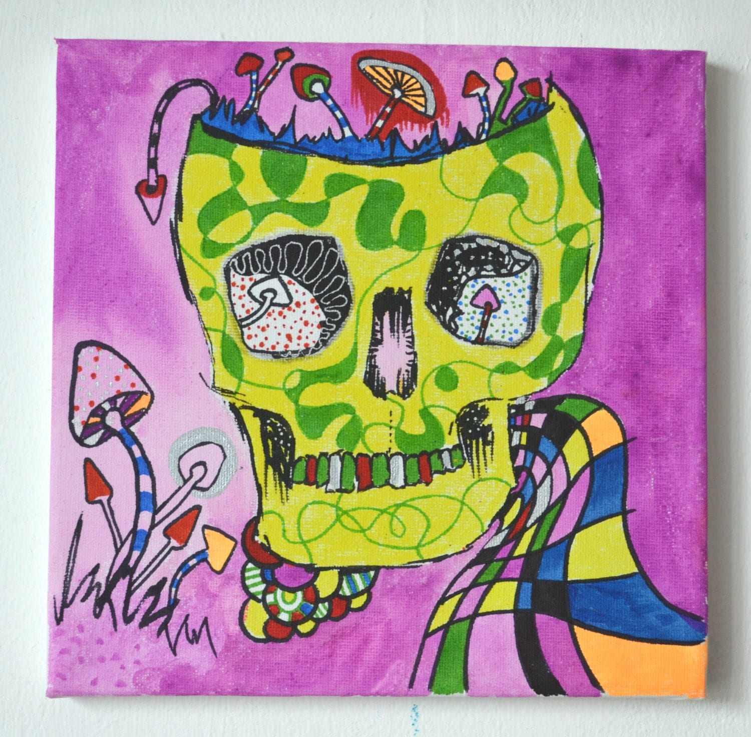 New Gothic Psychedelic Art For SalePainting by ShelleyJamaineArt