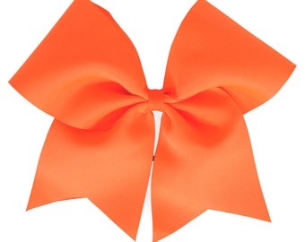 Orange cheer bow | Etsy