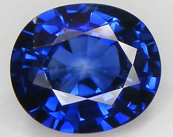 Synthetic sapphire | Etsy