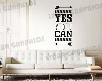 Positive wall decal | Etsy