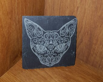 Cat sugar skull | Etsy