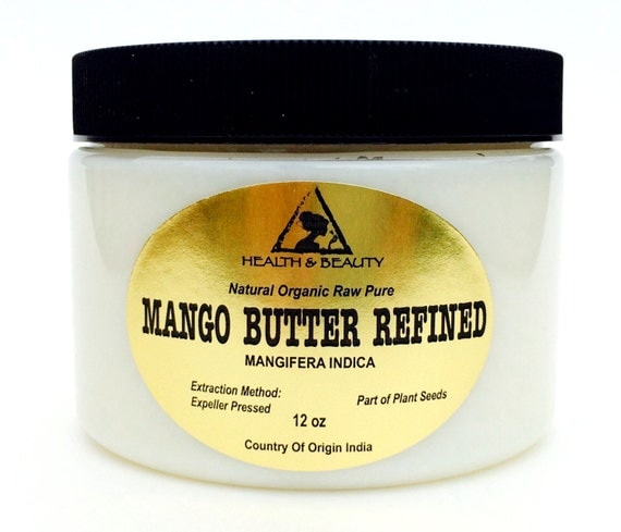 12 oz MANGO BUTTER REFINED Organic Fresh Natural by HBOilsCenter