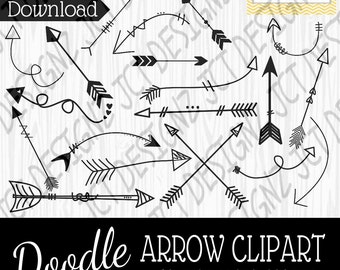 SVG Arrows 45 Tribal Arrows Curved Hand Painted Spear