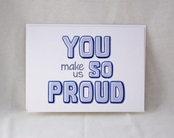 You make us proud | Etsy