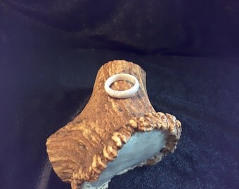 Elk antler ring | Etsy