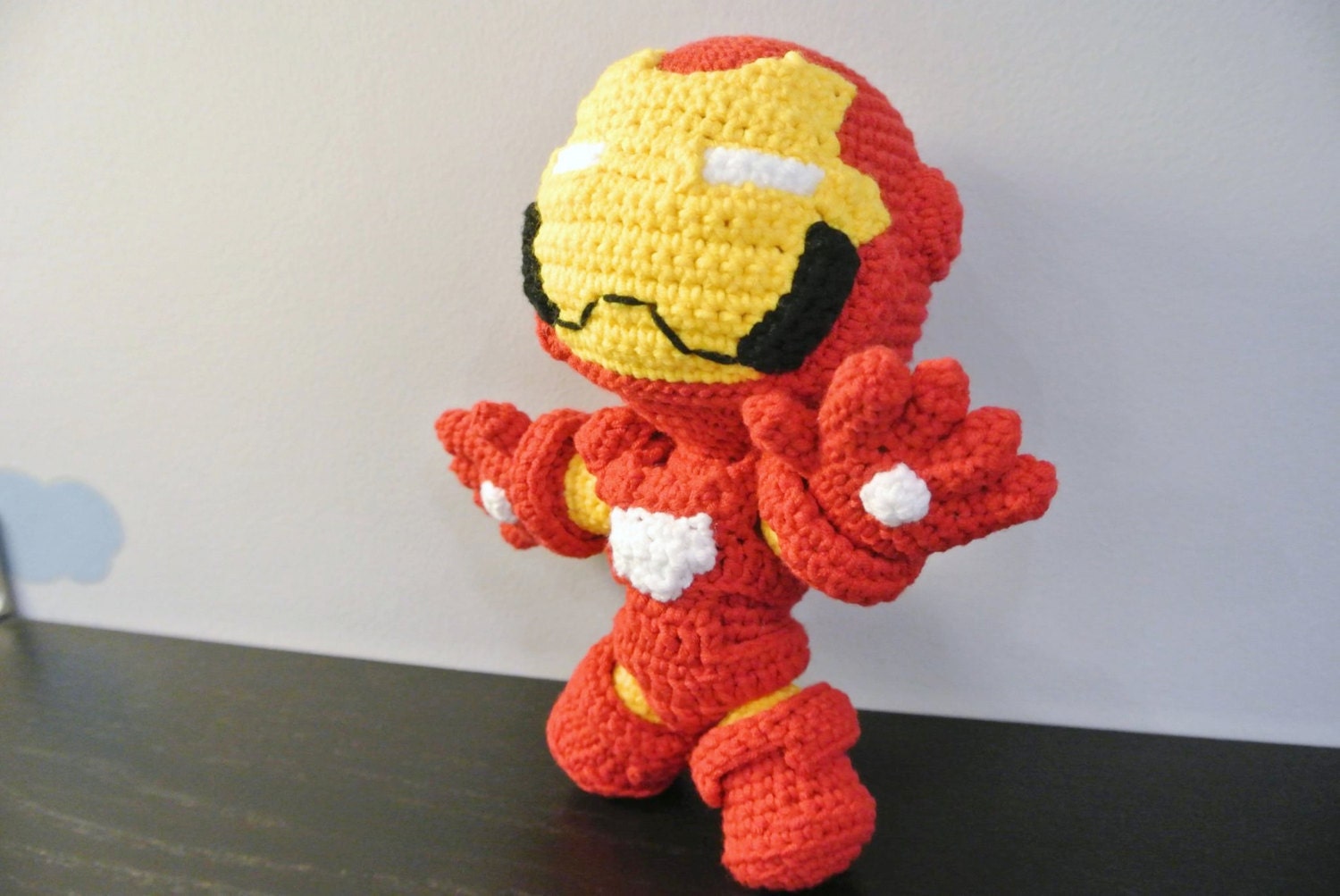 Crochet Iron Man Amigurumi Handmade Crochet Amigurumi Toy