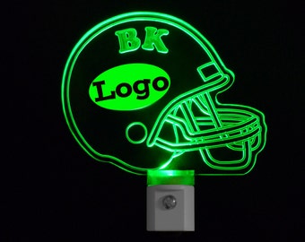 Personalized Sports LED Night Light by Lightedgiftsandmore on Etsy