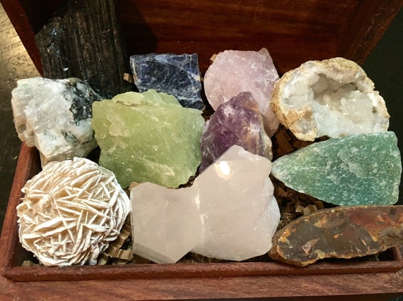 Happy Home crystal set healing crystals and by NewMoonBeginnings