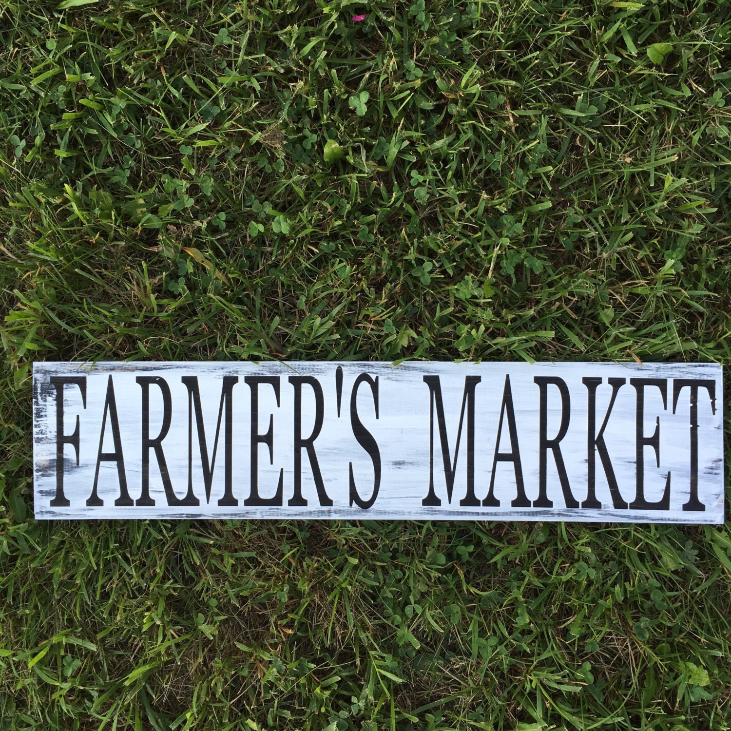 Farmer's Market Wood Sign