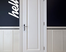 Popular items for hello wall decal on Etsy