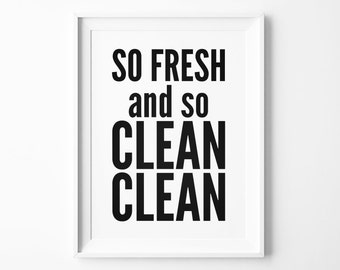 So fresh so clean | Etsy