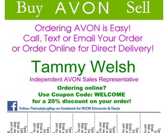 AVON Leadership Bulletin Board Flyer Colorful by BerryBeanLabels