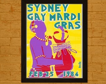 Mardi gras poster | Etsy