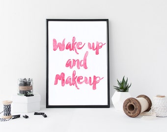 Makeup Print Eyeliner Print Makeup Art Print Beauty Print