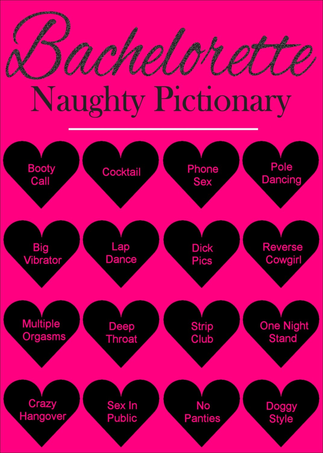 Funny Pictionary Words For Adults Mill Pond Fright Night Halloween