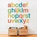 Alphabet Wall Decals Wall Sticker by SimpleShapes on Etsy