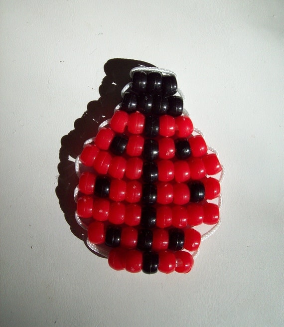 Items similar to Childens Lady Bug Pony Bead Keychain Very Cute Great ...