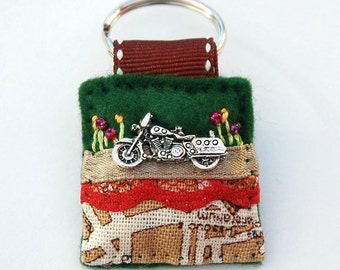 Unique motorcycle keychain related items | Etsy