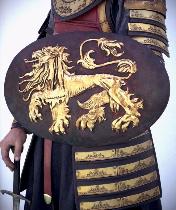 Lannister Red Guard Shield Shield GOT shield medieval