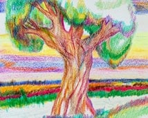Popular items for tree drawing on Etsy