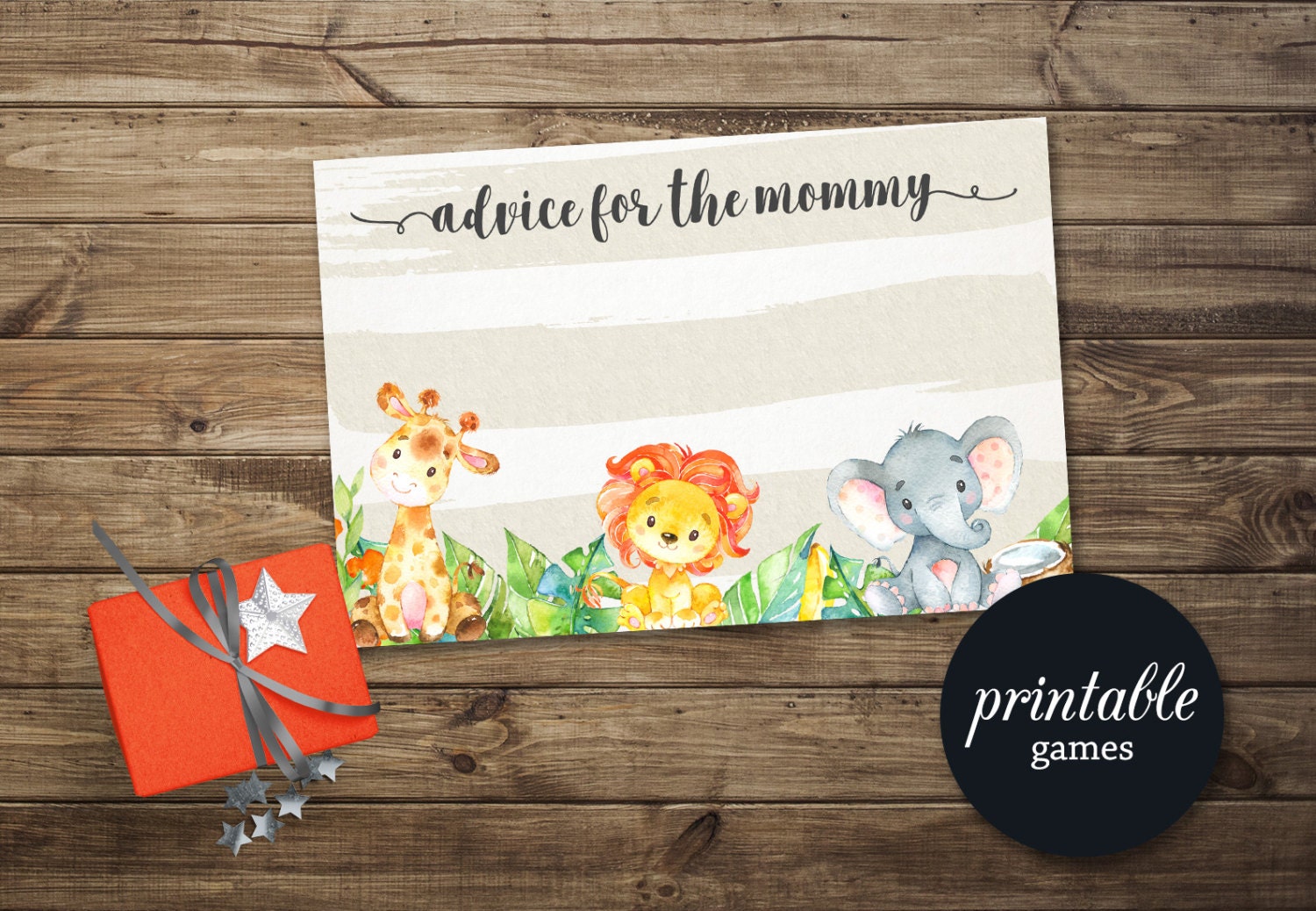 Advice For Mom Baby Shower Advice Card Printable Advice for