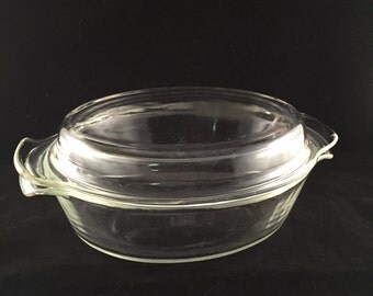 Clear glass cookware | Etsy