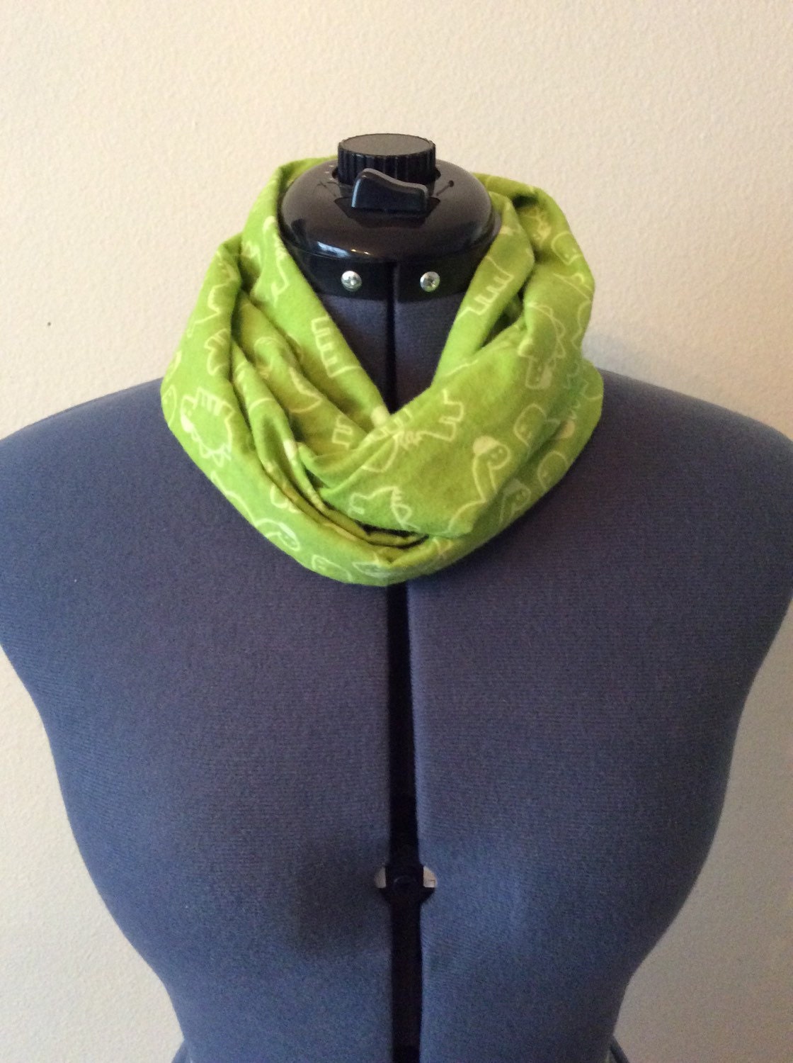 Dinosaur Toddler Infinity Scarf / Dinosaur Scarf / Dino Scarf