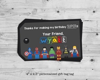 Lego name tags | Etsy