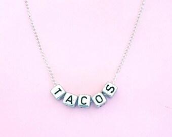 Taco necklace | Etsy