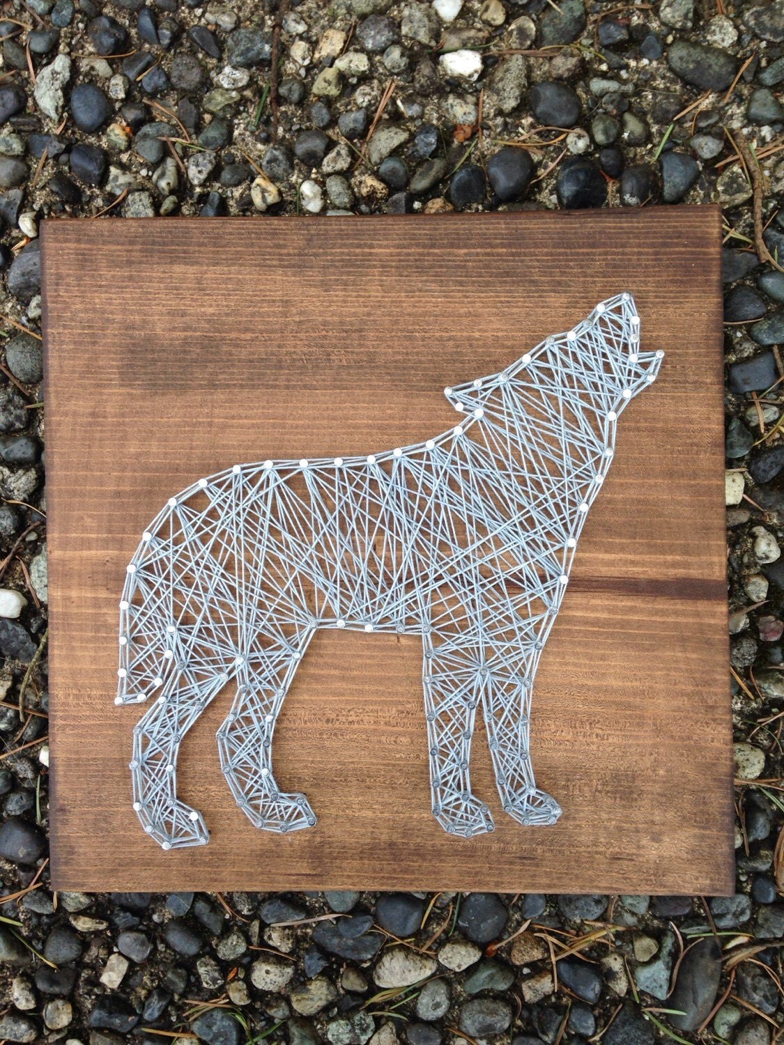 MADE TO ORDER Wolf String Art