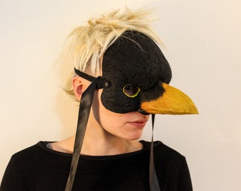 Needle felted mask | Etsy