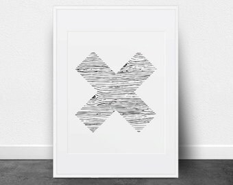 Cross print | Etsy
