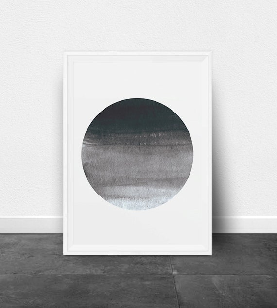 Circle Print Circle Art Minimalist Art Print Printable Art