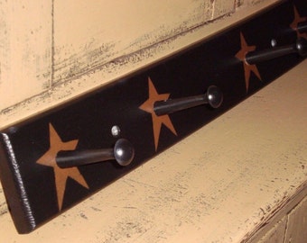 Primitive peg rack | Etsy