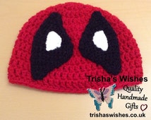Unique deadpool beanie related items | Etsy