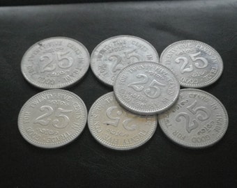 Aluminum token | Etsy