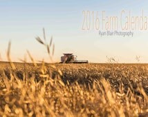 2016 Wall Calendar Farm and Agriculture Home Wall Decor