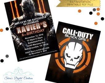 Call of duty party | Etsy