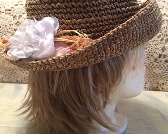 Straw bonnet | Etsy