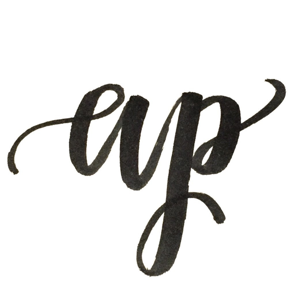 Calligraphy and custom hand lettering by apletters on Etsy