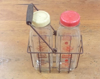 Milk bottle carrier | Etsy