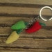 Felt Keychain Chilli Peppers Needle Felted Woolen Keychain